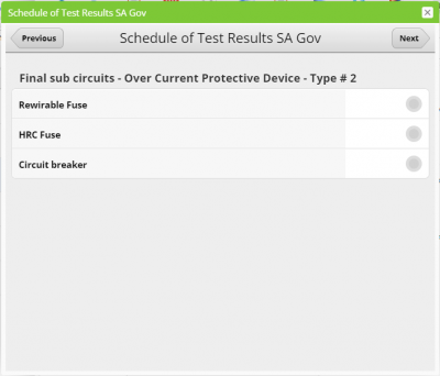 ServiceM8 Form - Schedule of Test Results - SA