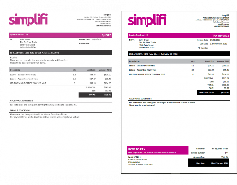 ServiceM8 Forms & Templates – Simplifi