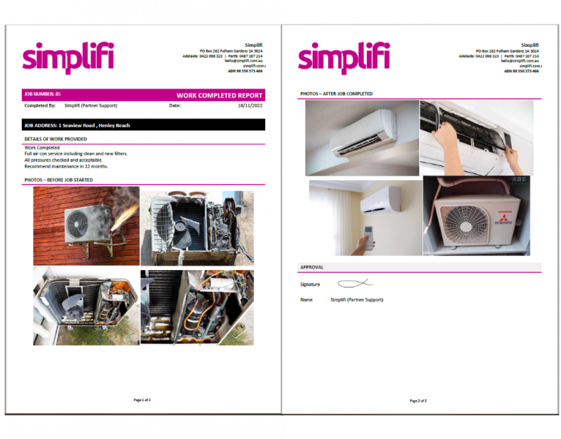 ServiceM8 Forms & Templates – Simplifi