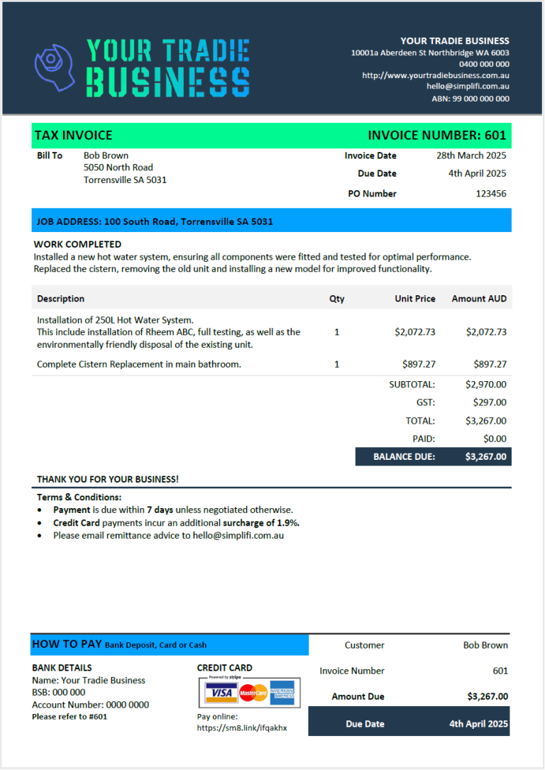 Custom ServiceM8 Quote & Invoice Templates – Professional, Branded ...