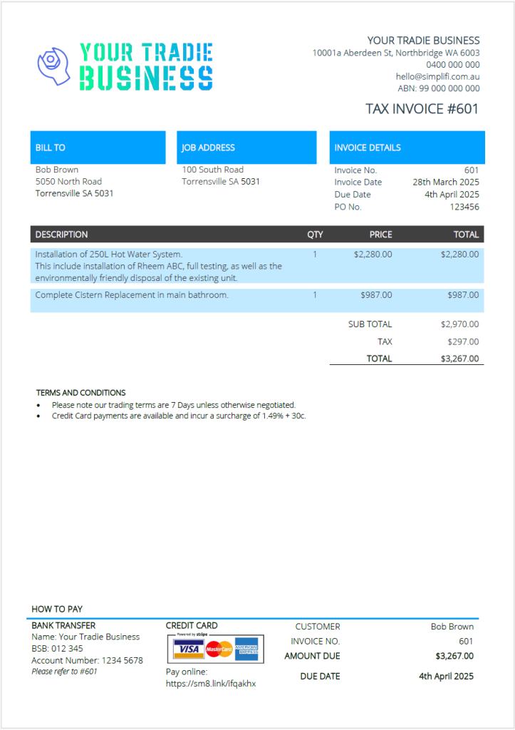 Custom ServiceM8 Quote & Invoice Templates – Professional, Branded ...